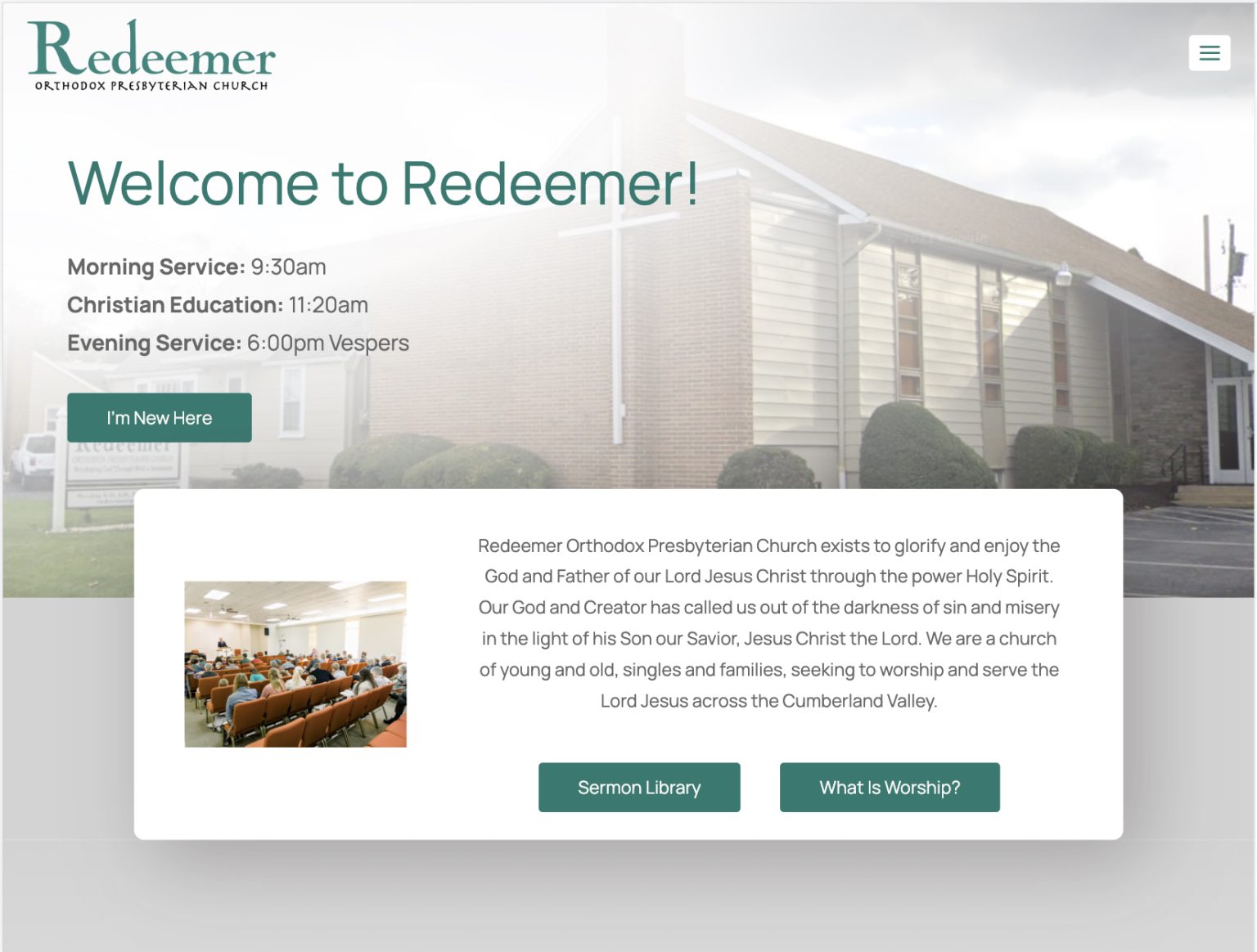 Redeemer Orthodox Presbyterian Church - Five More Talents